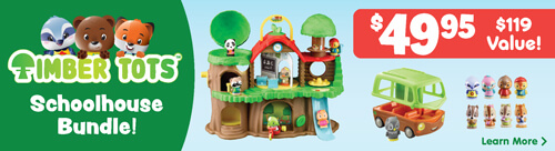 Timber Tots Twitwit Family set of 4 - Best for Ages 2 to 4